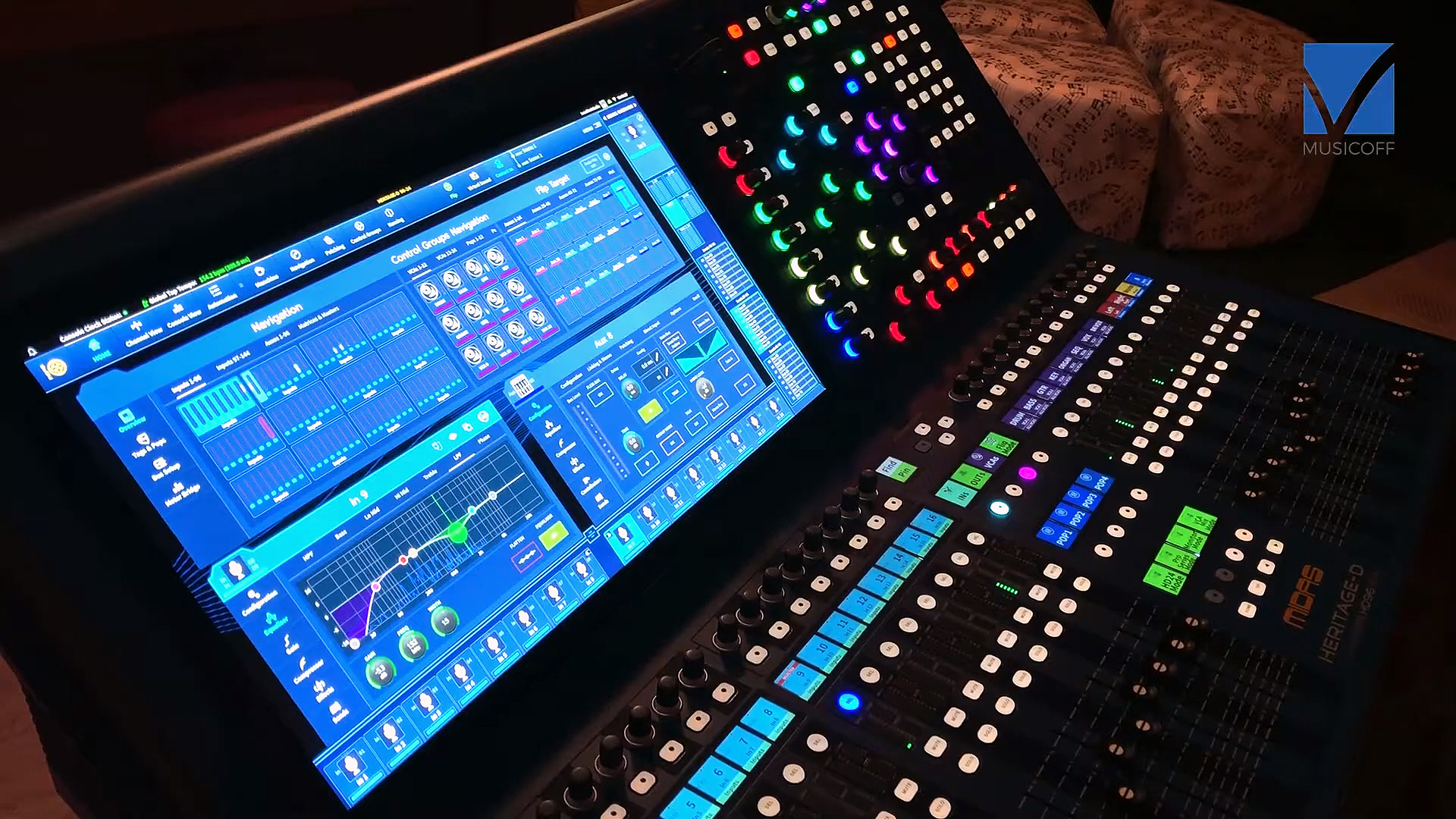 Musicoff.com - Le enormi potenzialità del nuovo mixer Midas Heritage-D