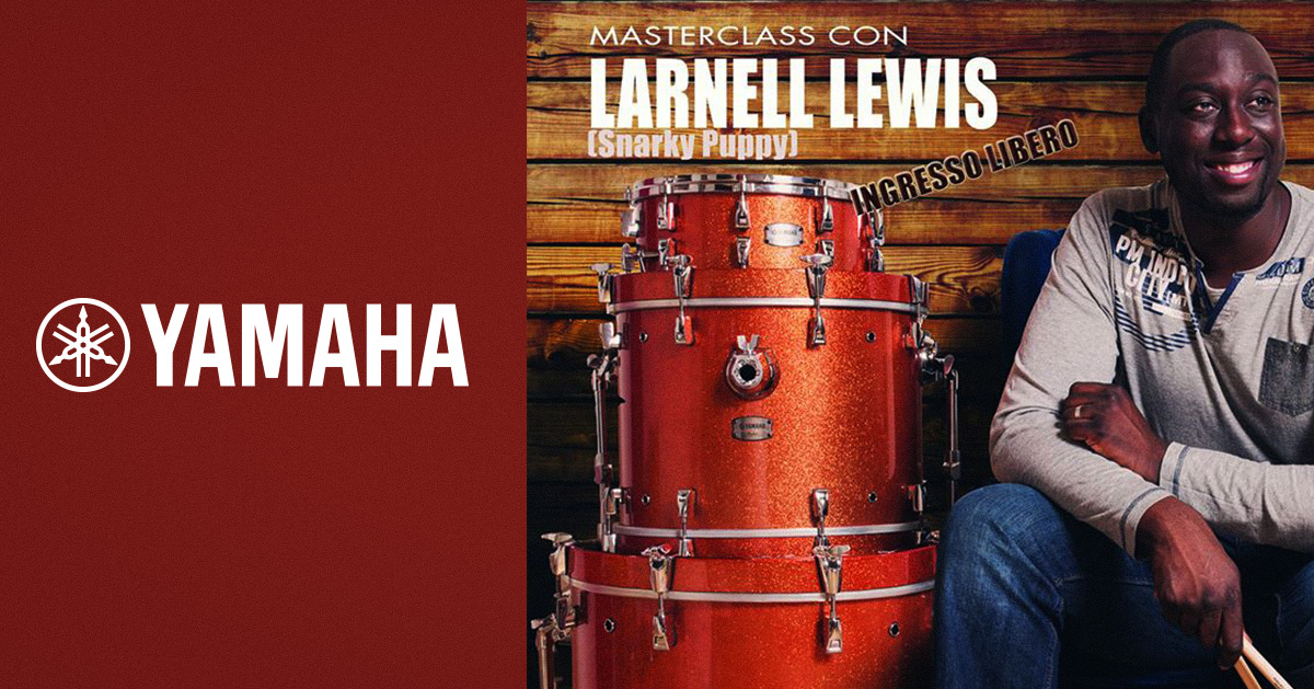 Masterclass di batteria con Larnell Lewis