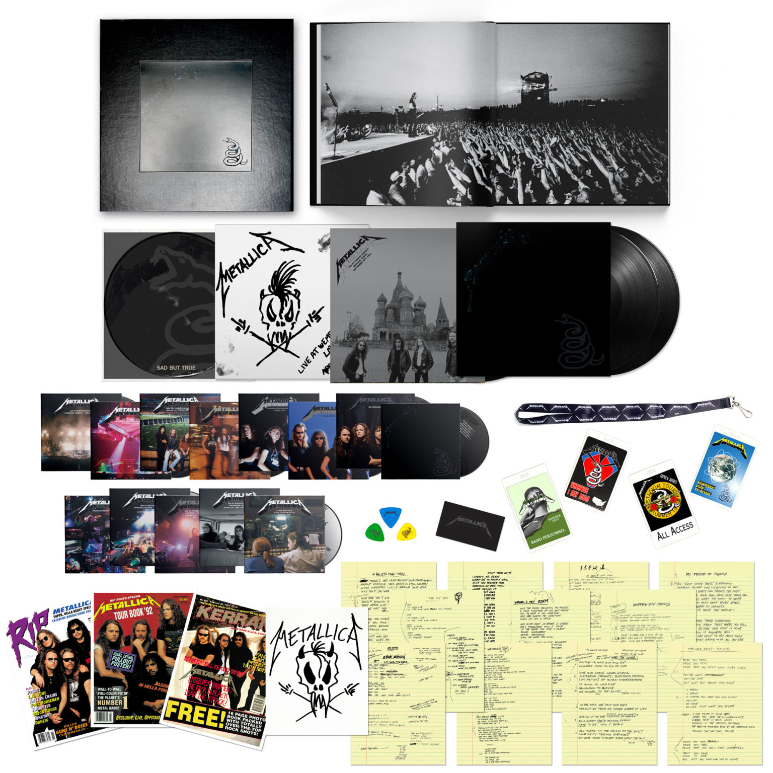 Il Black Album dei Metallica fa 30 anni in edizione speciale - Musicoff ...