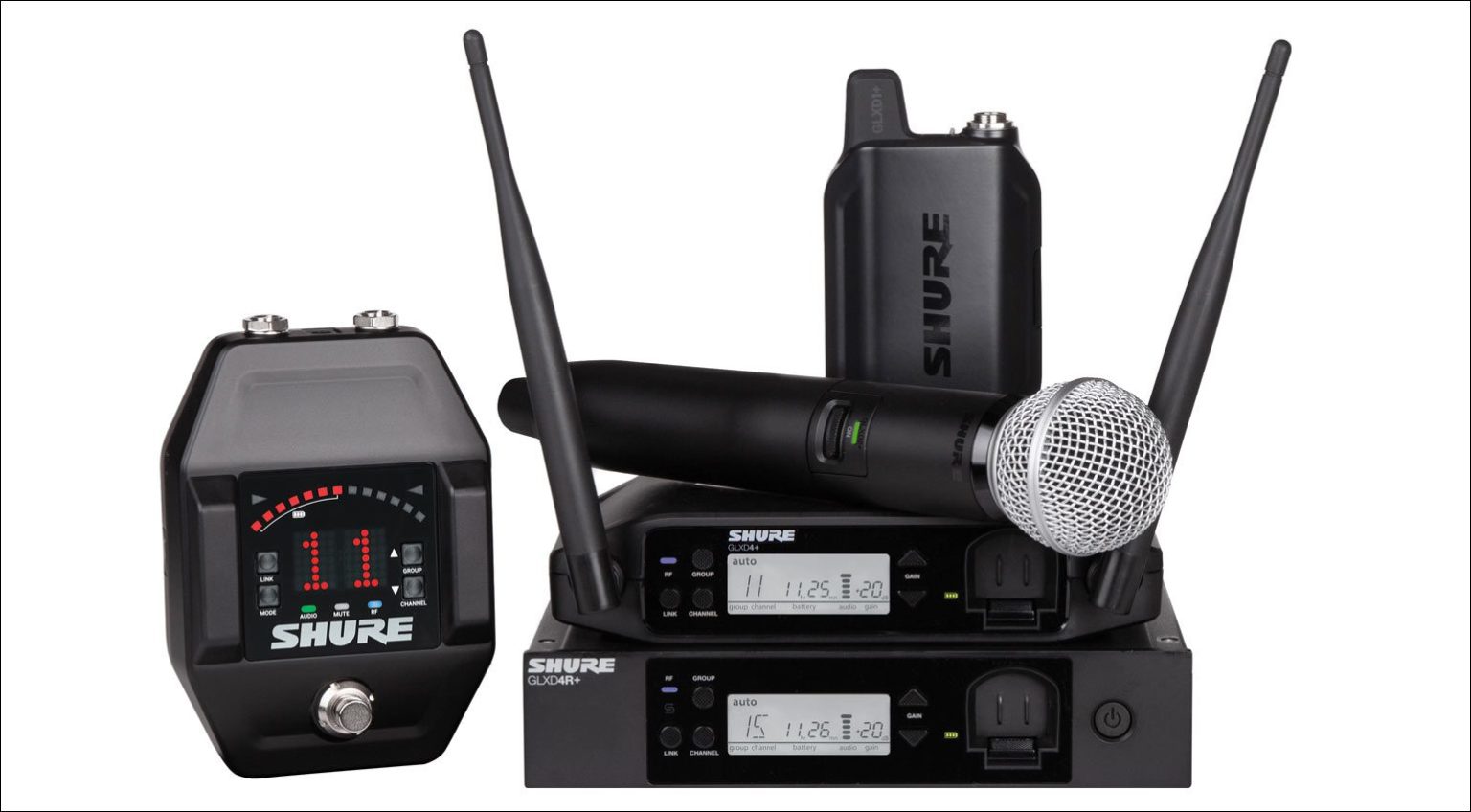 Il sistema wireless Shure GLX-D+ anche in formato pedale - Musicoff ...