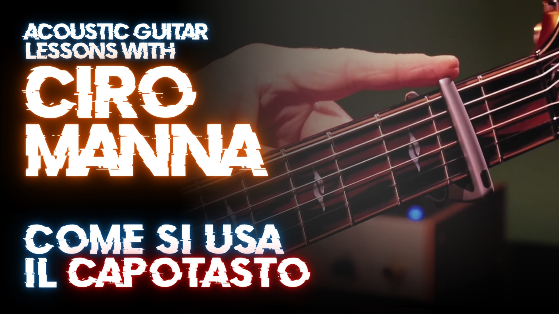 Come utilizzare il capotasto mobile sulla chitarra acustica - Musicoff ...